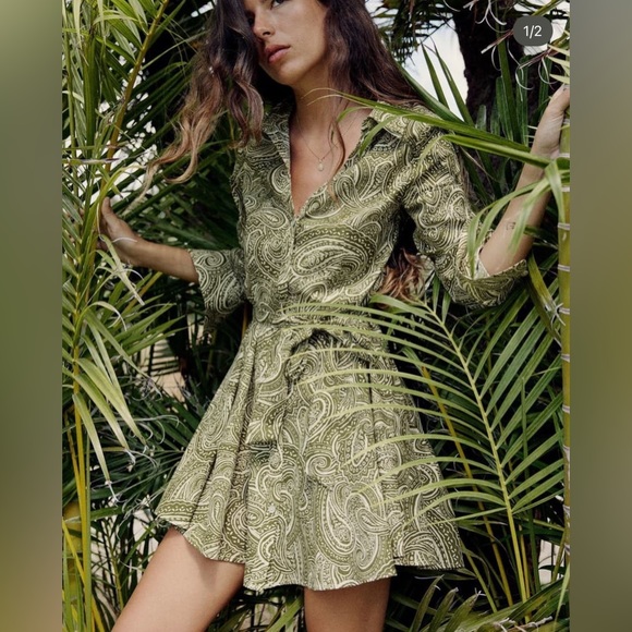 Zara | Dresses | Zara Print Dress | Poshmark